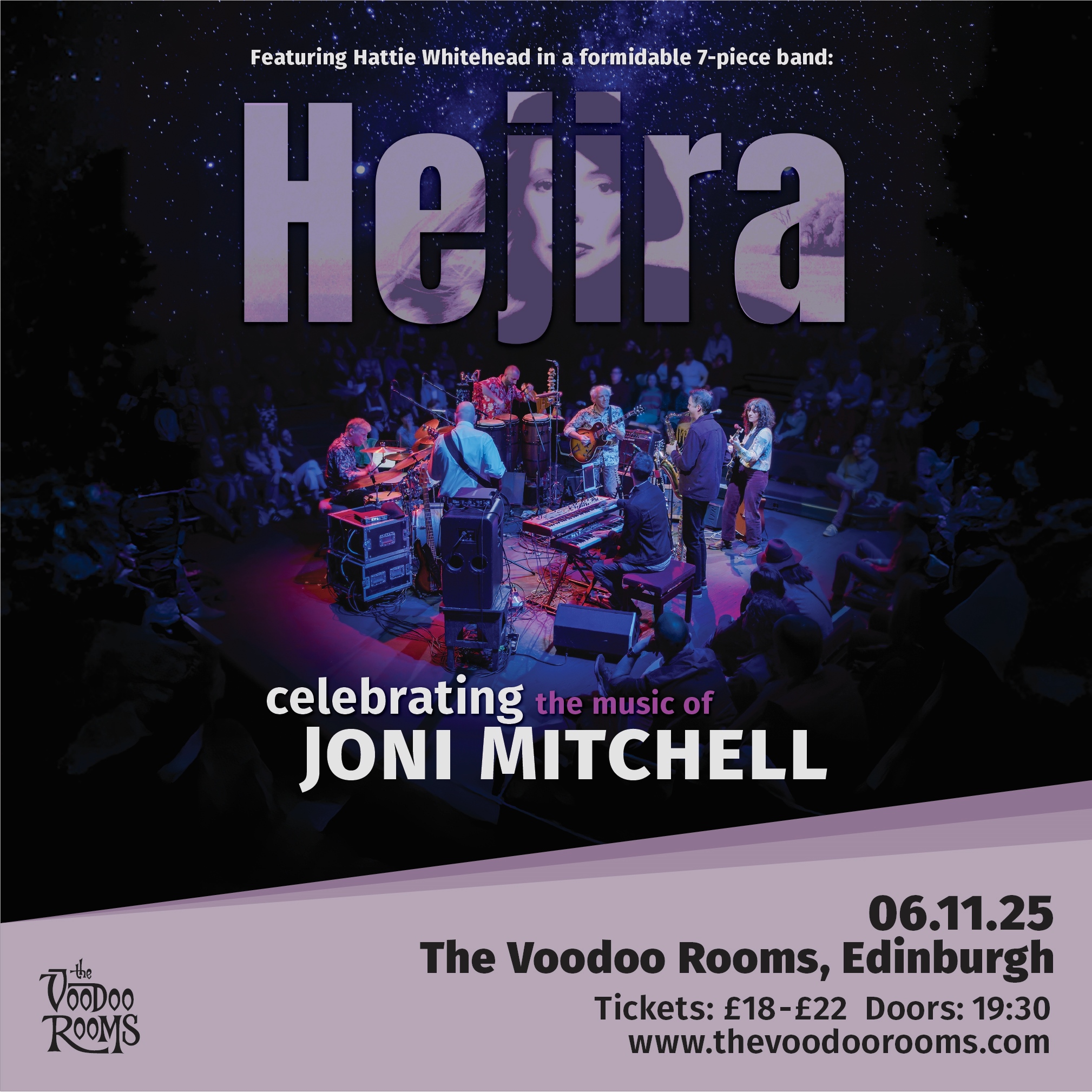 Hejira - Celebrating Joni Mitchell | The Voodoo Rooms